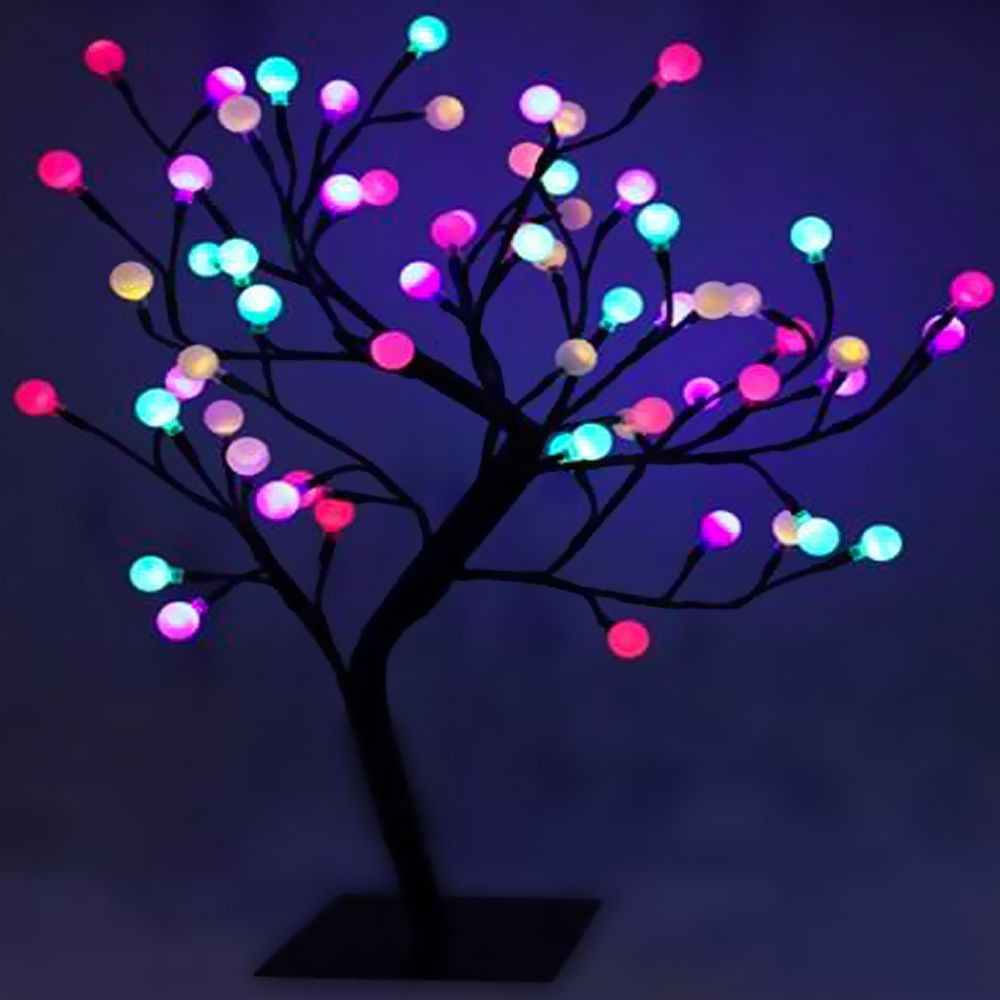 Arbre lumineux 48 led couleurs changeantes - 22,95