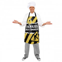 Cadeau homme : Tablier danger Man cooking - 9,76