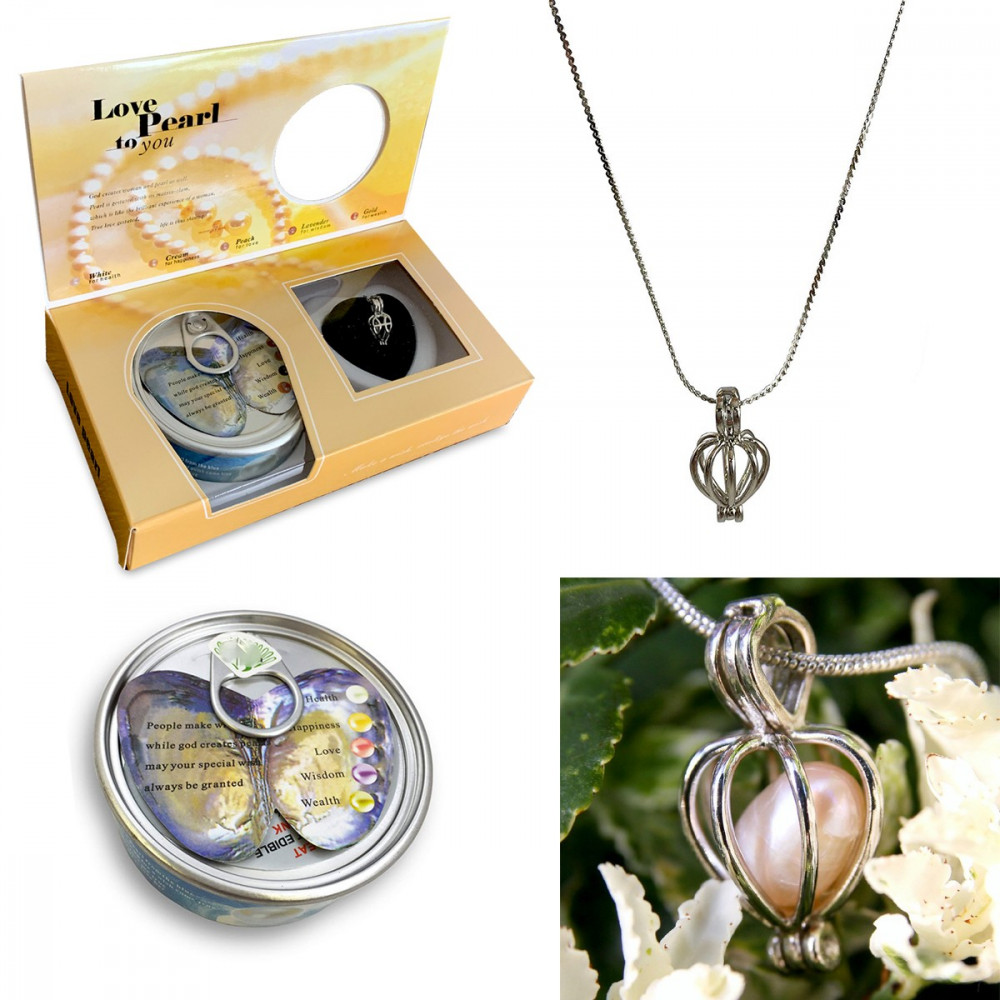 Coffret cadeau collier perle Love - 9,90