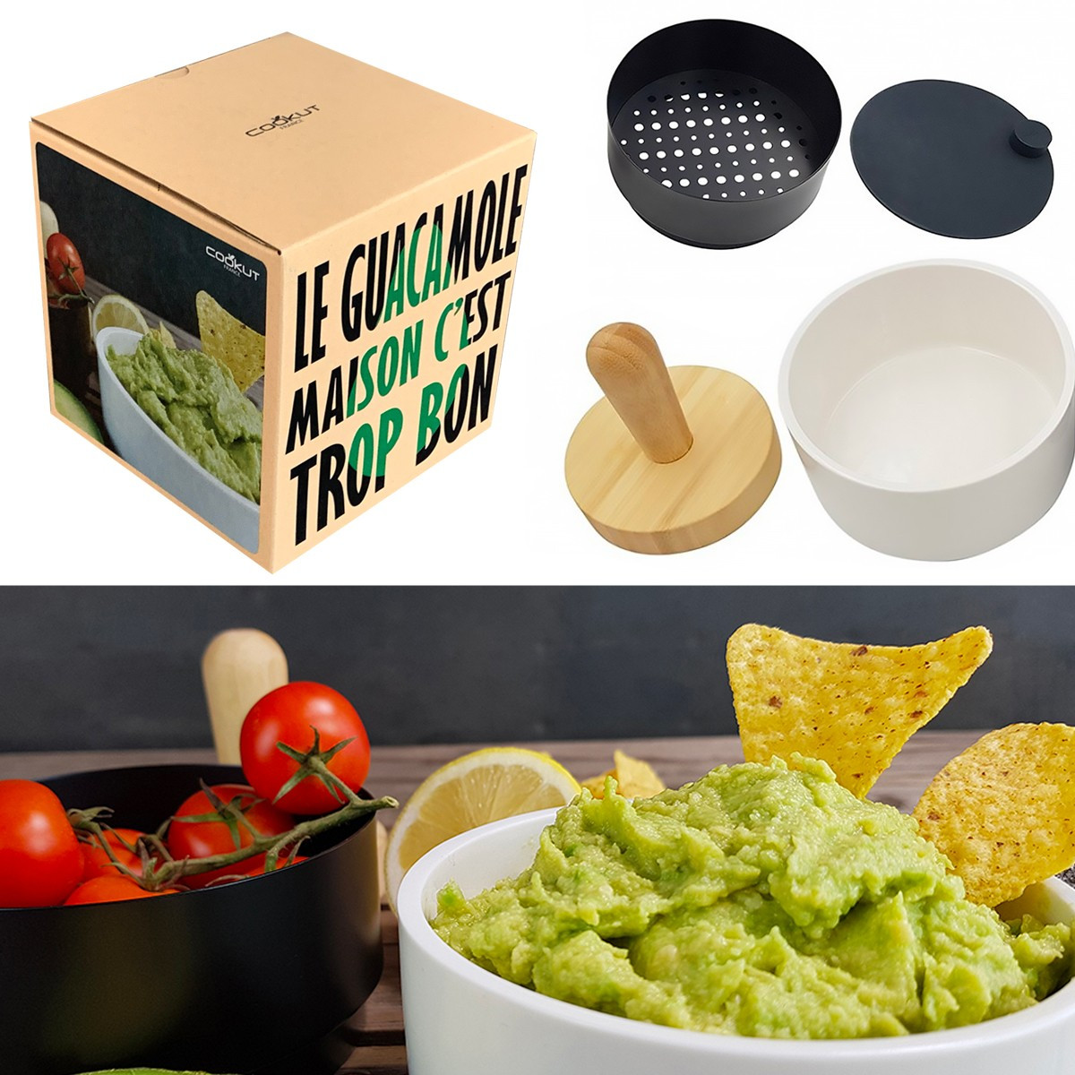 cadeau gourmand, Kit à guacamole fait maison - 26,91