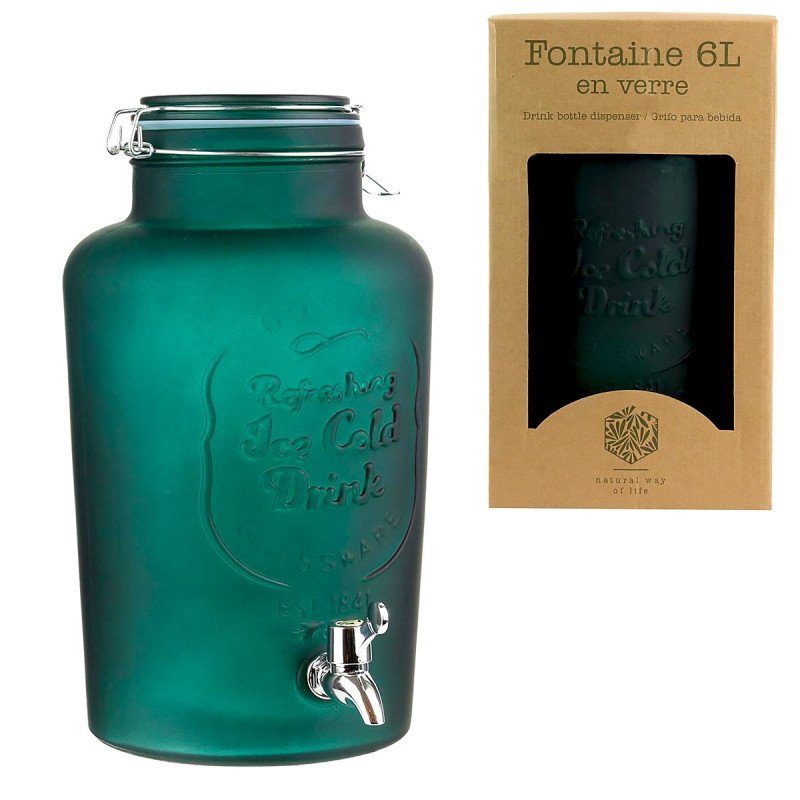Fontaine à boisson Bocal émeraude 6L - 19,90