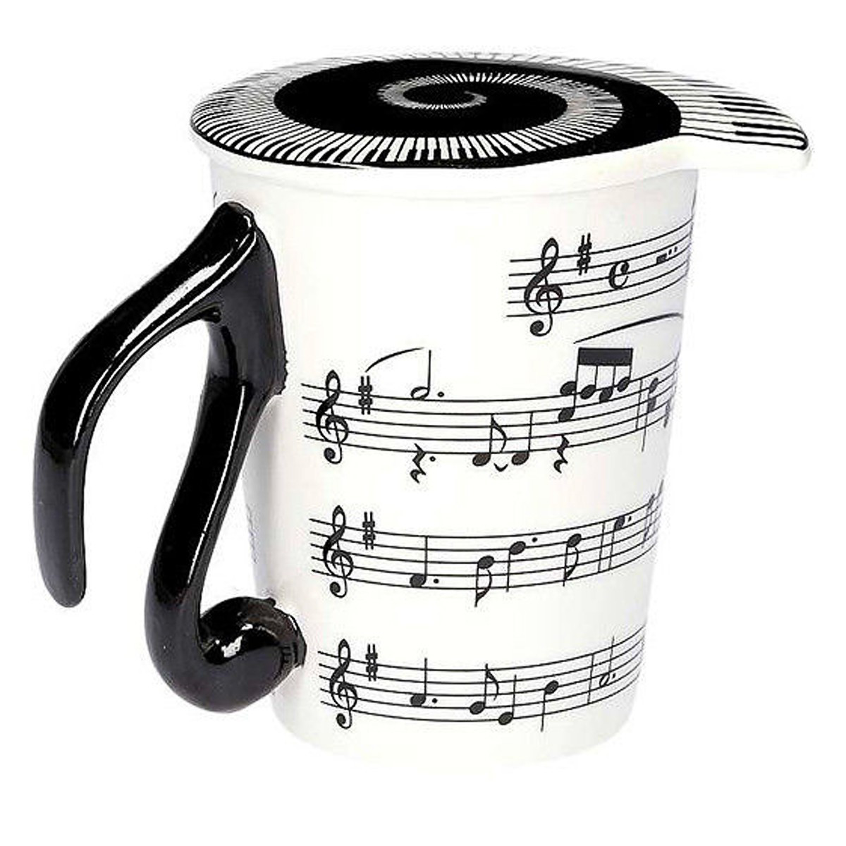 Mug musique avec couvercle - 12,95