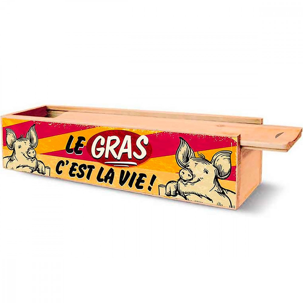 Cave à saucisson Le gras c'est la vie - 16,90