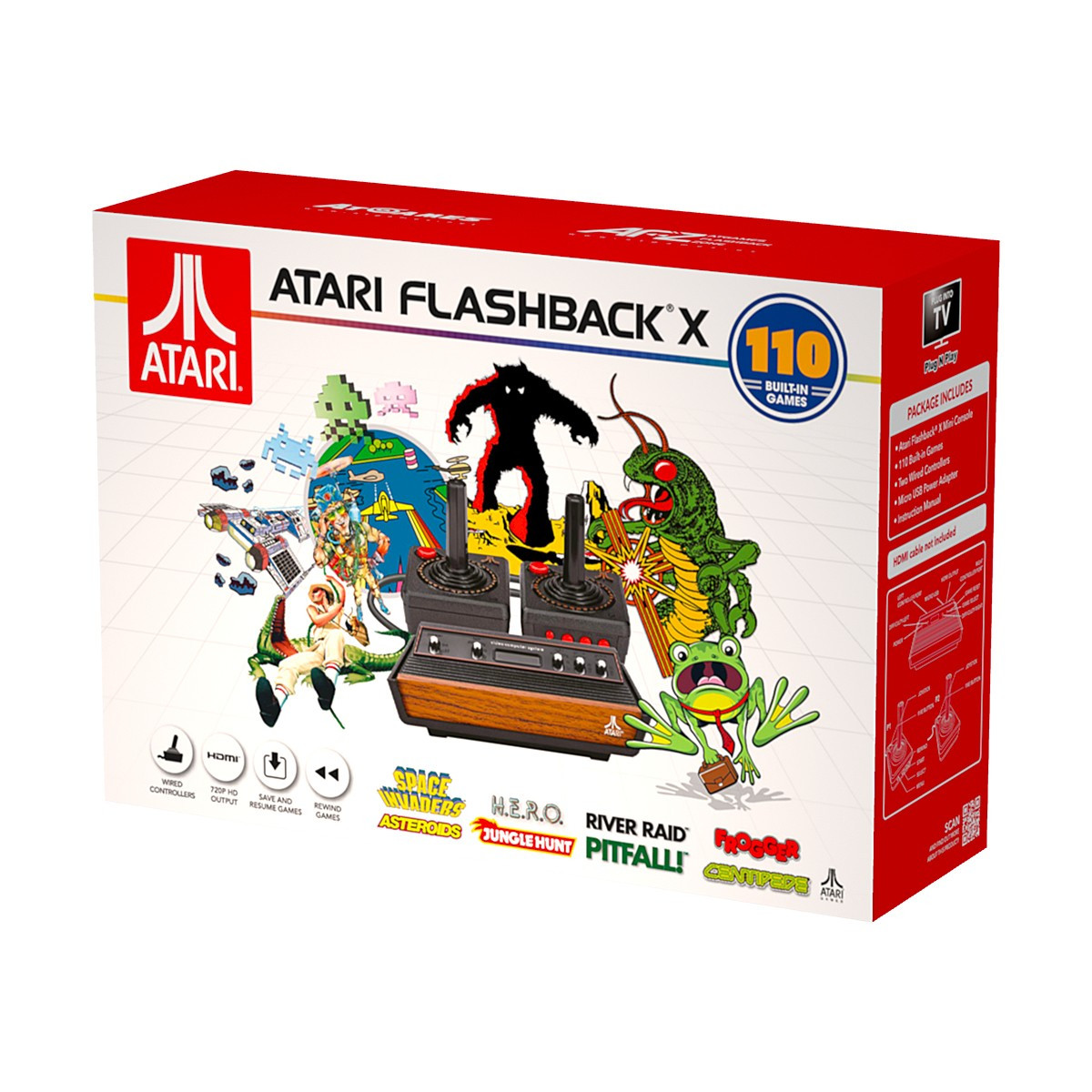 retro gaming : Console Atari Flashback X retro plug and play - 98,90
