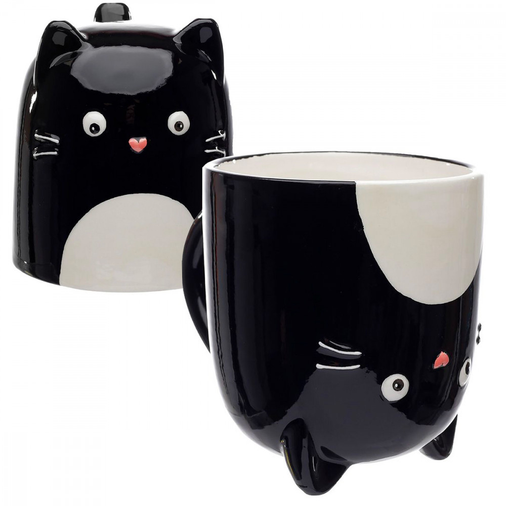 Upside down mug : Mug réversible Chat - 8,33