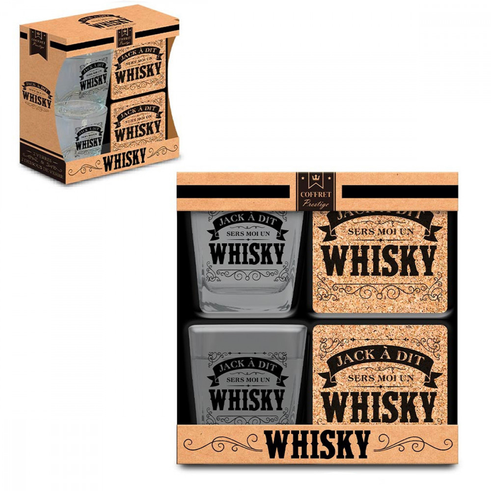 Cadeau utile : Coffret prestige whisky - 14,95
