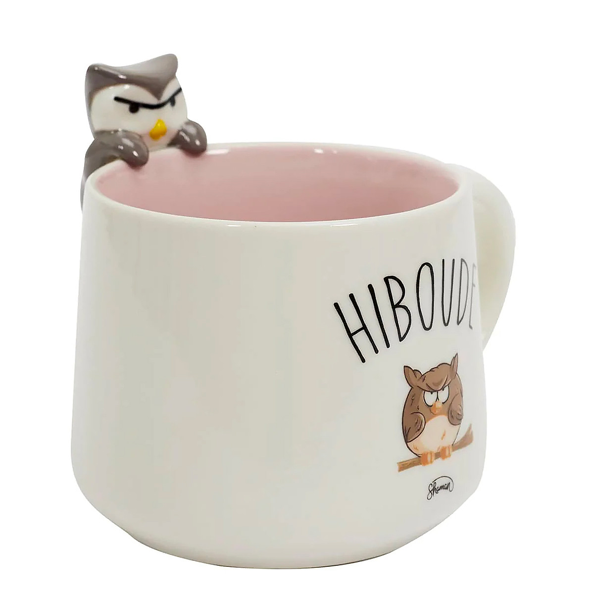 Mug Animaux Hiboude - Le remède anti-grogne du matin ! - 13,90