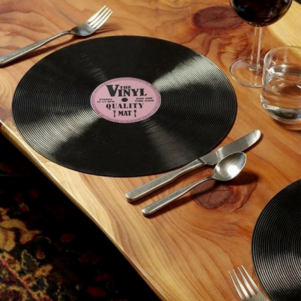4 Sets de Table Collection Vinyle - Décorez Votre Table avec un Air de ...