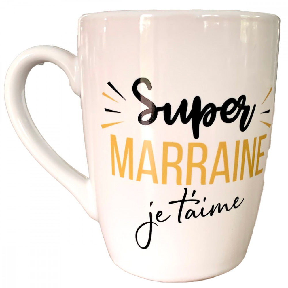 Mug super marraine Je t'aime - 4,95