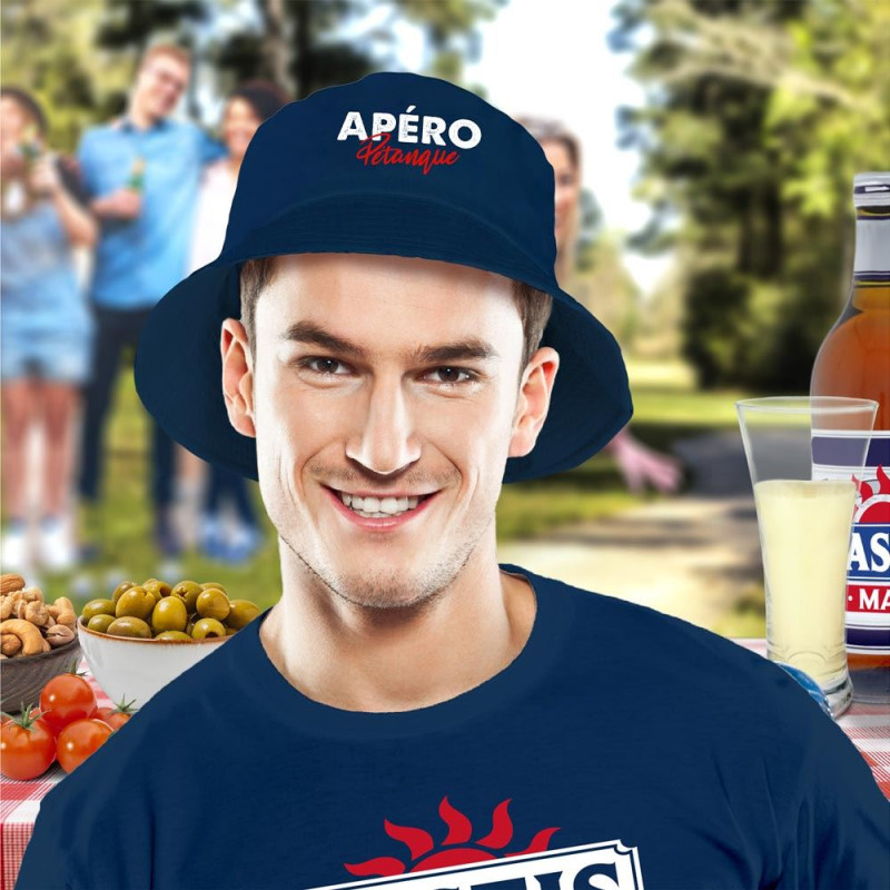 Bob "Apéro pétanque" bleu - 9,95
