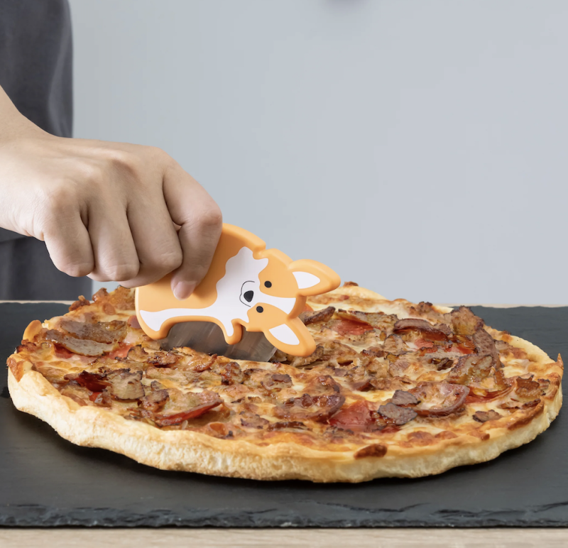 Coupe pizza chien Corgi - Kikkerland - 10,95