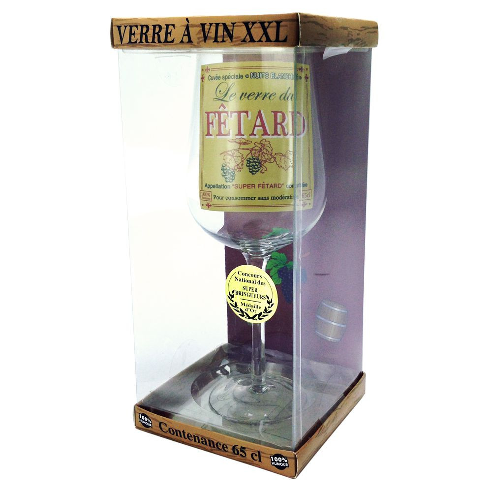 Verre à vin géant Fêtard - 9,95