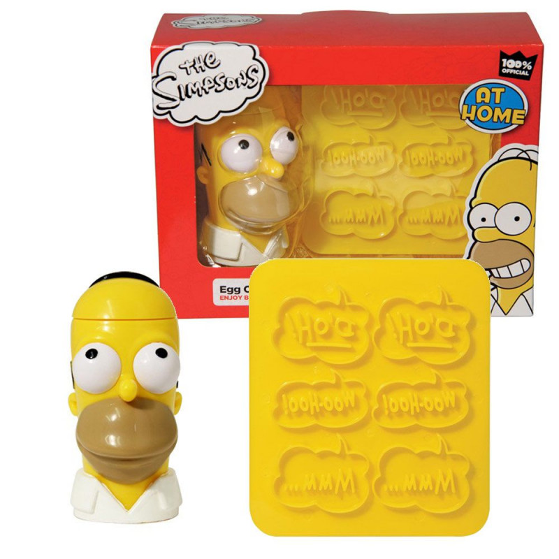 Kit coquetier tampon toast Simpsons - 10,40