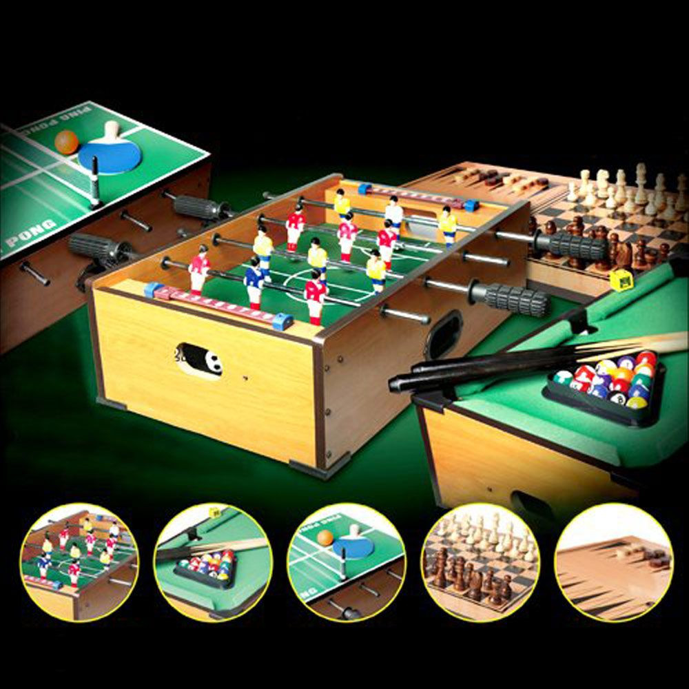 Table de jeux 5 en 1 - 49,99