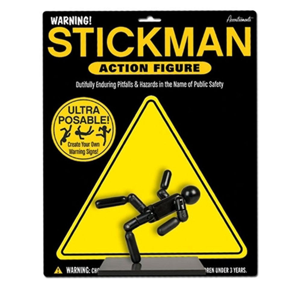 Gadget décoration : Panneau Stickman - 11,16